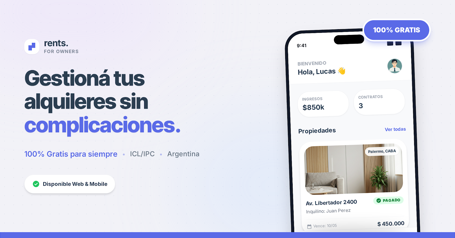 Modelos de Contratos de Alquiler Argentina 2026 — Descarga Gratis | Rents